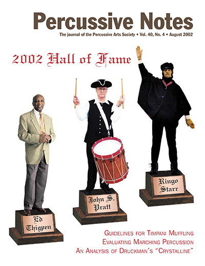 Percussive Notes Vol. 40, No. 4, August 2002 - Complete Issue ...