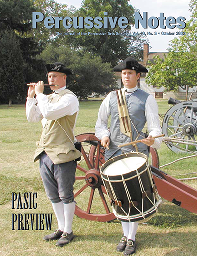 Percussive Notes Vol. 40, No. 5, October 2002 - Complete Issue ...