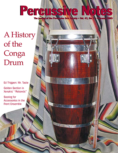 Percussive Notes Vol. 43, No. 1, February 2005 - Complete Issue ...
