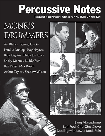 Percussive Notes Vol. 44, No. 2, April 2006 - Complete Issue ...