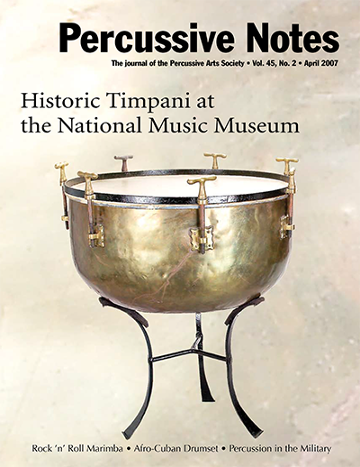 Percussive Notes Vol. 45, No. 2, April 2007 - Complete Issue ...