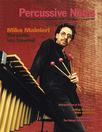 Mike Mainieri The Paths Less Traveled - Percussive Arts Society