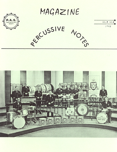 Percussive Notes Vol. 7, No. 1, Fall 1968 - Complete Issue - Percussive ...