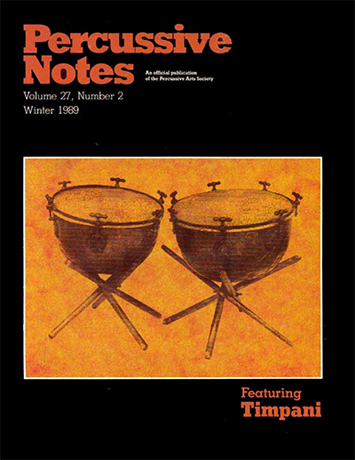 An Interview with Warren Benson - Percussive Arts Society