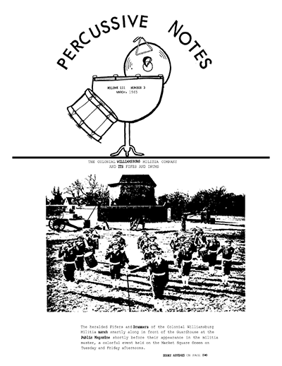 Colonial Williamsburg Band of Musick - Percussive Arts Society