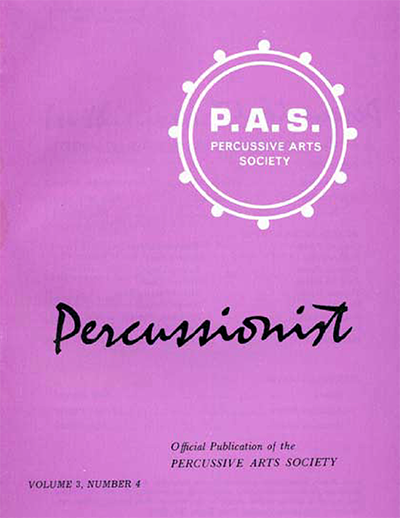 Prevailing Trends in Contemporary Notation - Percussive Arts Society