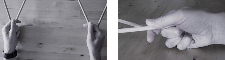 Playing with Four Mallets: How to Hold Them - Percussive Arts Society
