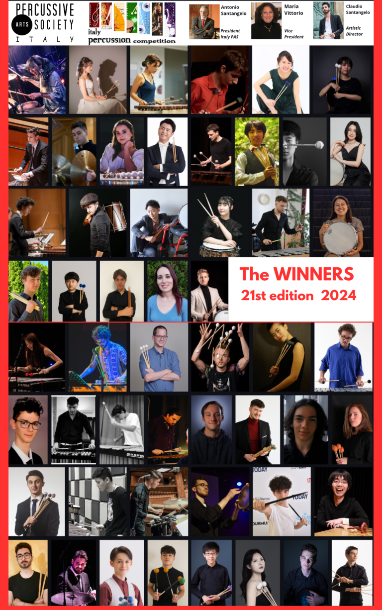 Italy Percussion Competitions - 2024 - Percussive Arts Society